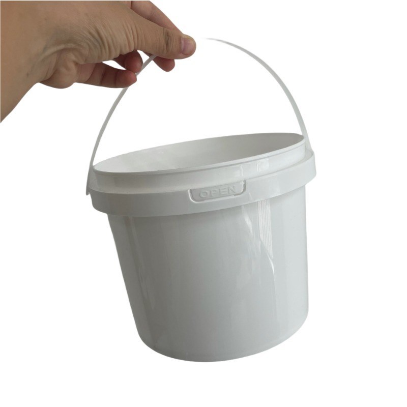 1 Liter Transparent Plastic Bucket With Lid Perfect for Honey Packaging ...