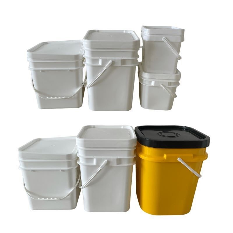 1L-5L Printed Food Plastic Bucket with Silk Screen Printing and Heat ...