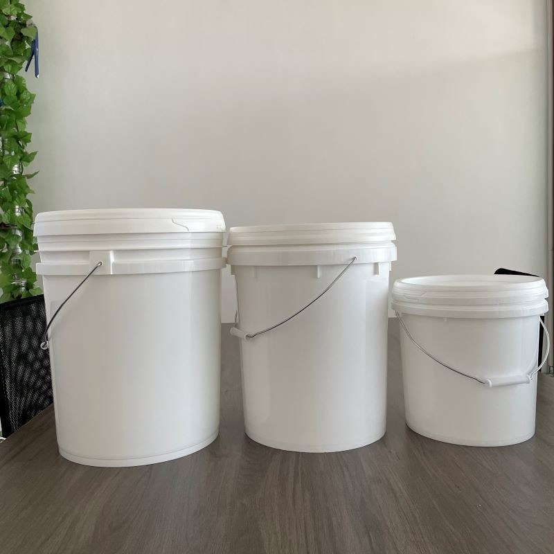 Food Grade Empty 5 Gallon Bucket 4 Gallon 15Liter Plastic Pail with Lid ...