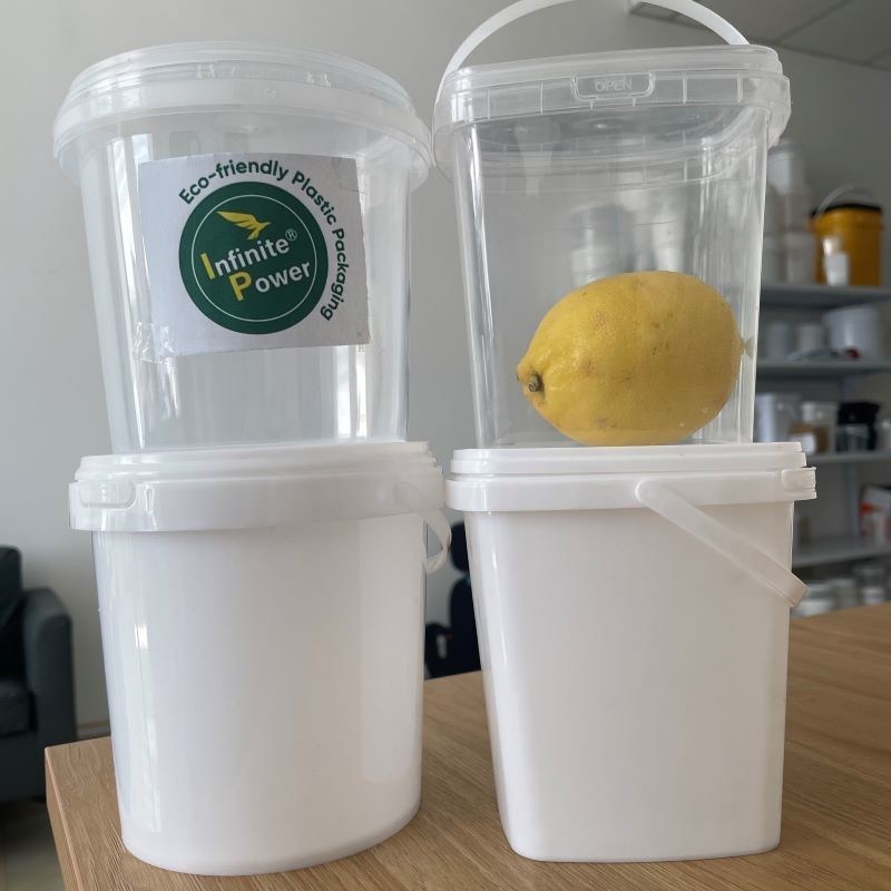 GAP/ISO/FDA Certified 0.5L 1L Clear Plastic Bucket for Candy in ...