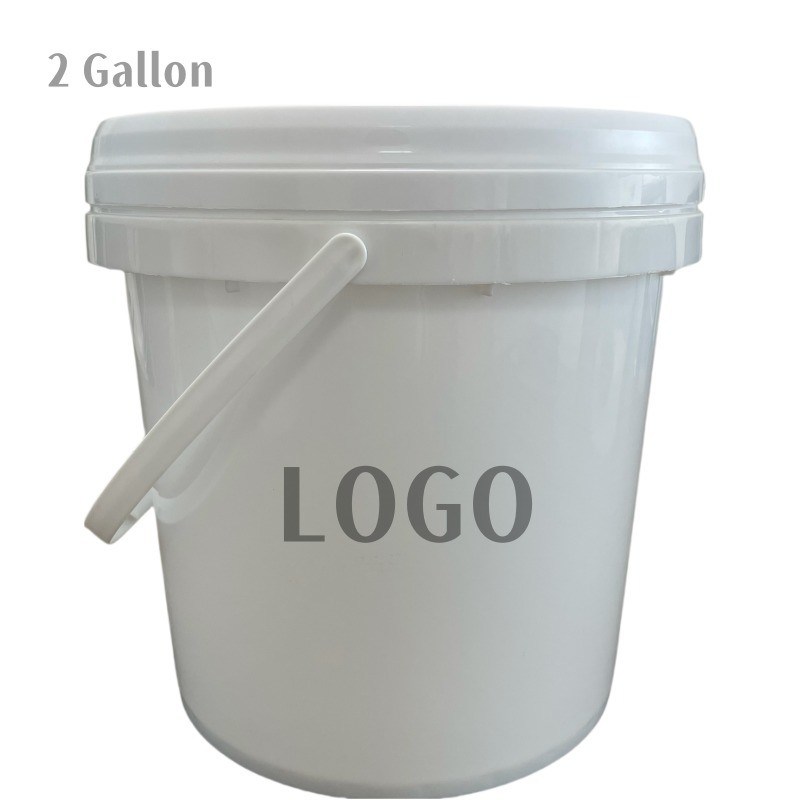 Heat Transfer Printing 2 Gallon Plastic Bucket with Lid 1.0-2.5mm Thickness