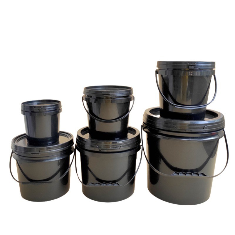 15L Plastic Bucket Round White Bucket Snack Performance with GAP/ISO ...