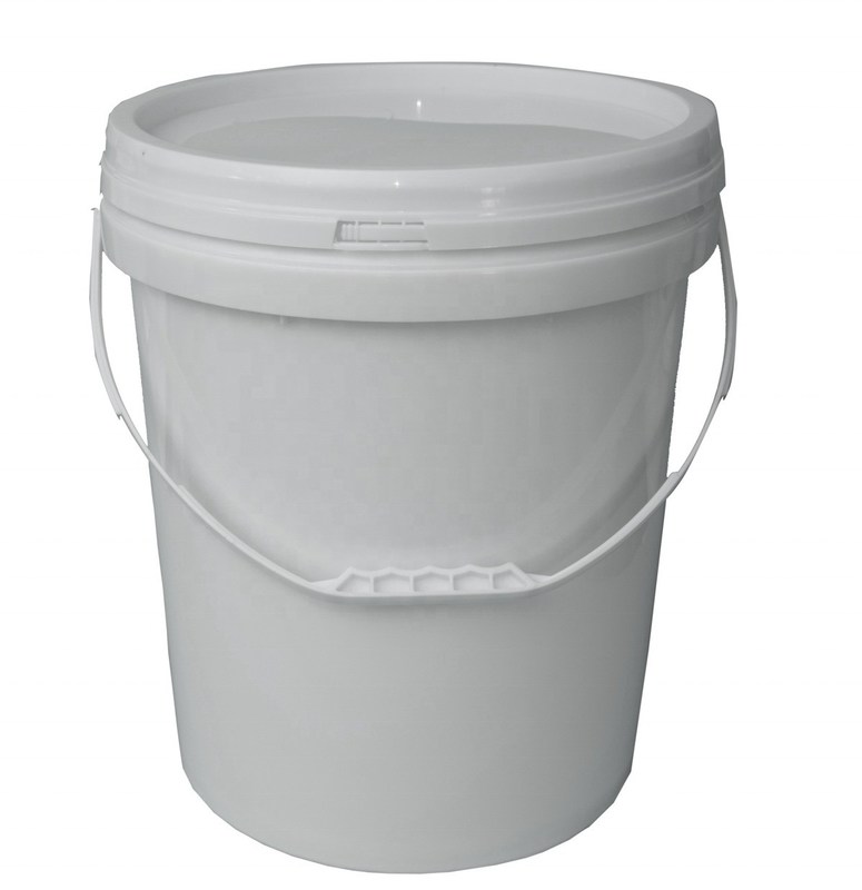 20L 25L Plastic Bucket Round Shape with Lid For Putty Powder Cement and ...