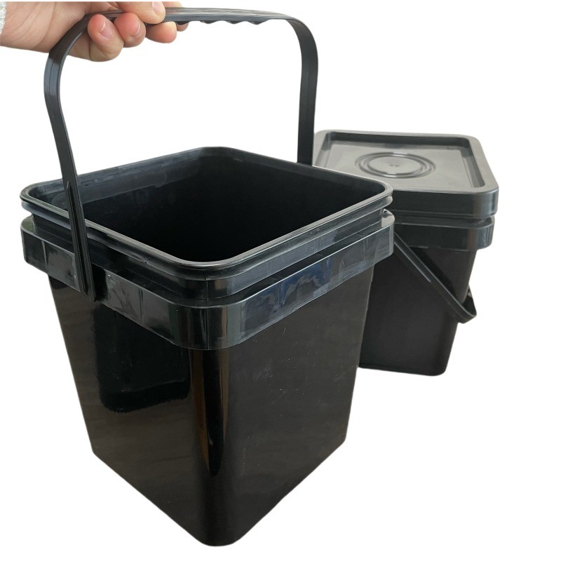 Custom Food Packing 5L Square Plastic Bucket with Easy-Opening Design ...