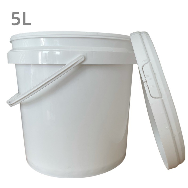 5 Liter Eco-Friendly Plastic Food Bucket with Easy-Opening Lid and ...