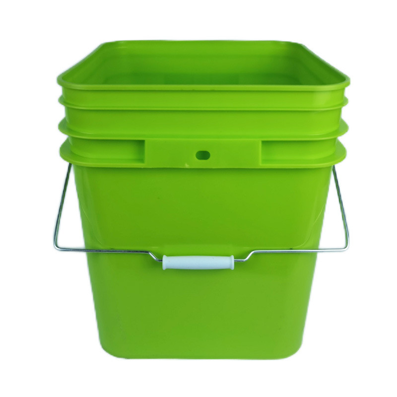 5 Gallon Square Plastic Buckets With Lid Customize and Custom Color ...