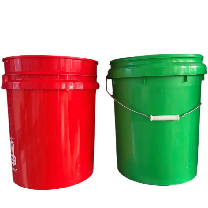 5 Gallon 6.5 Gallon Plastic Bucket pail for Food Handling and ...